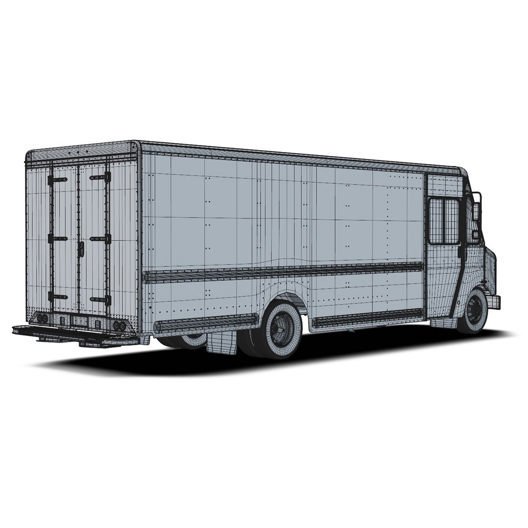 3D Model Fedex Office Delivery Step Van - TurboSquid 1410092