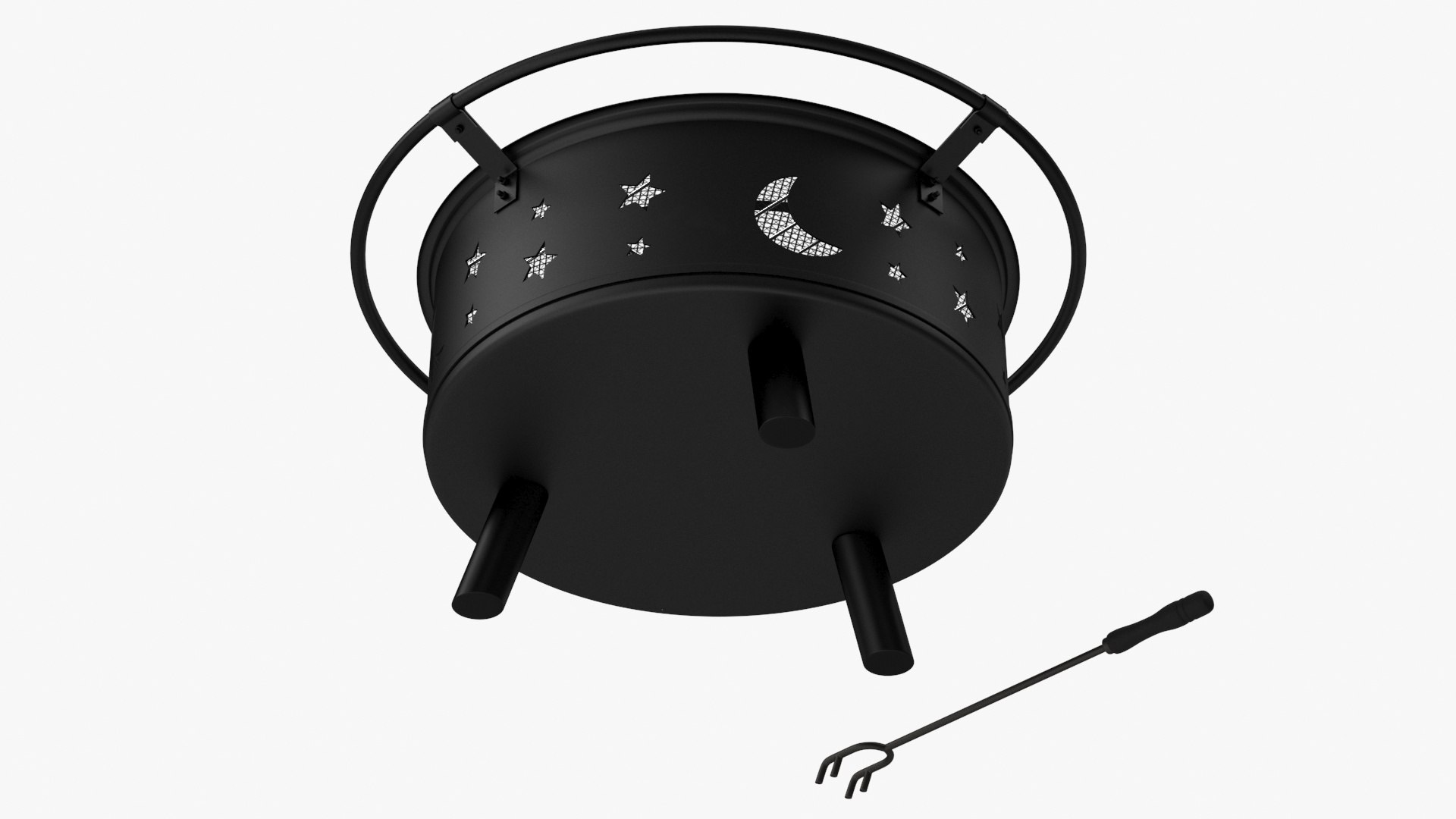 Outdoor Fire Pit Empty 3D Model - TurboSquid 2312461