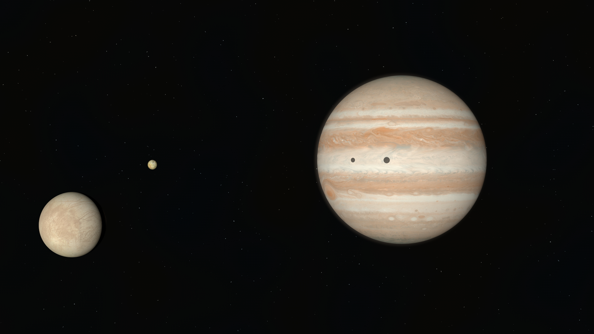 Jupiter and moons 3D model - TurboSquid 1717024