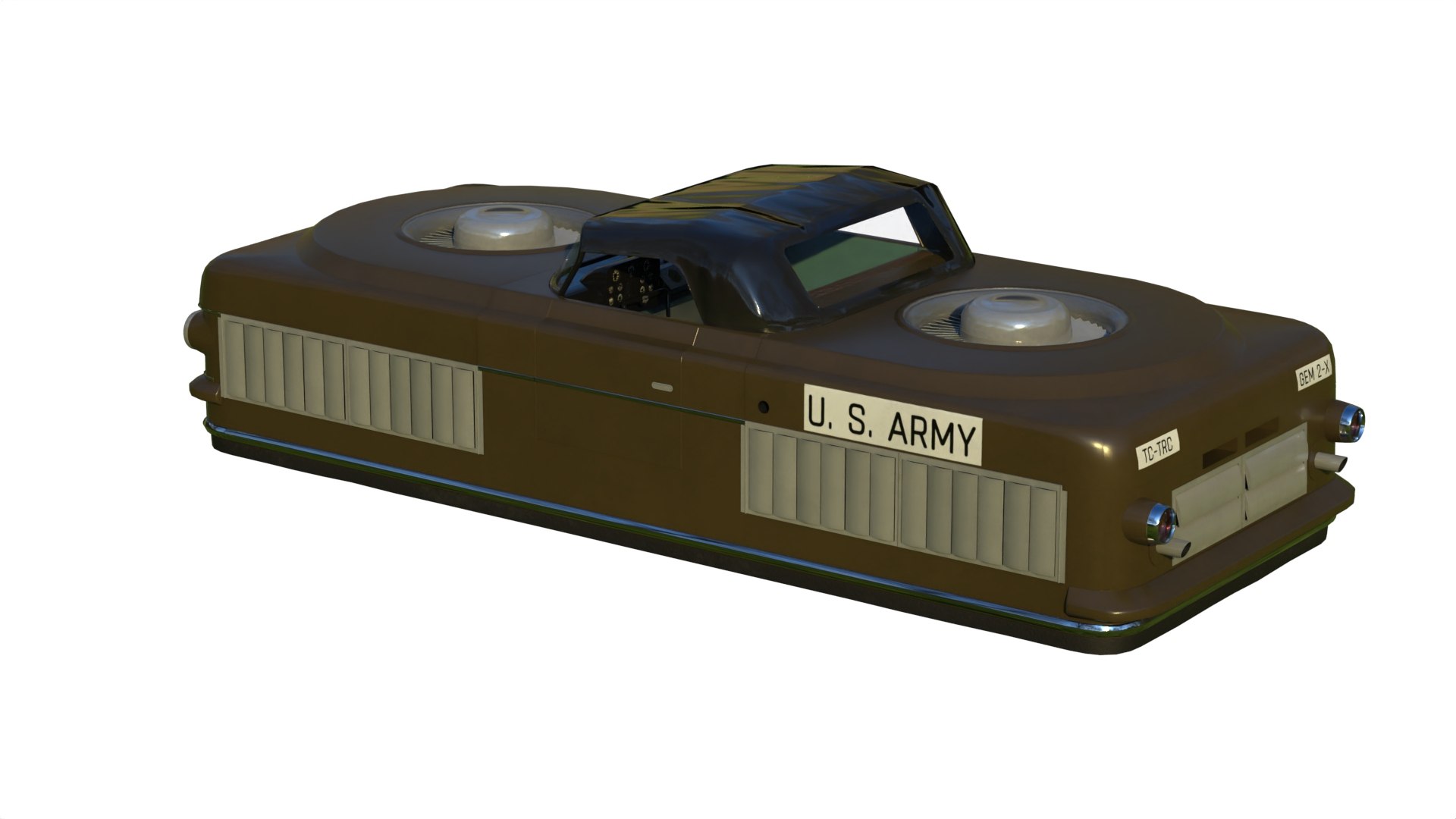 3D Model Air Car Model 2500 Howercraft - TurboSquid 2315998