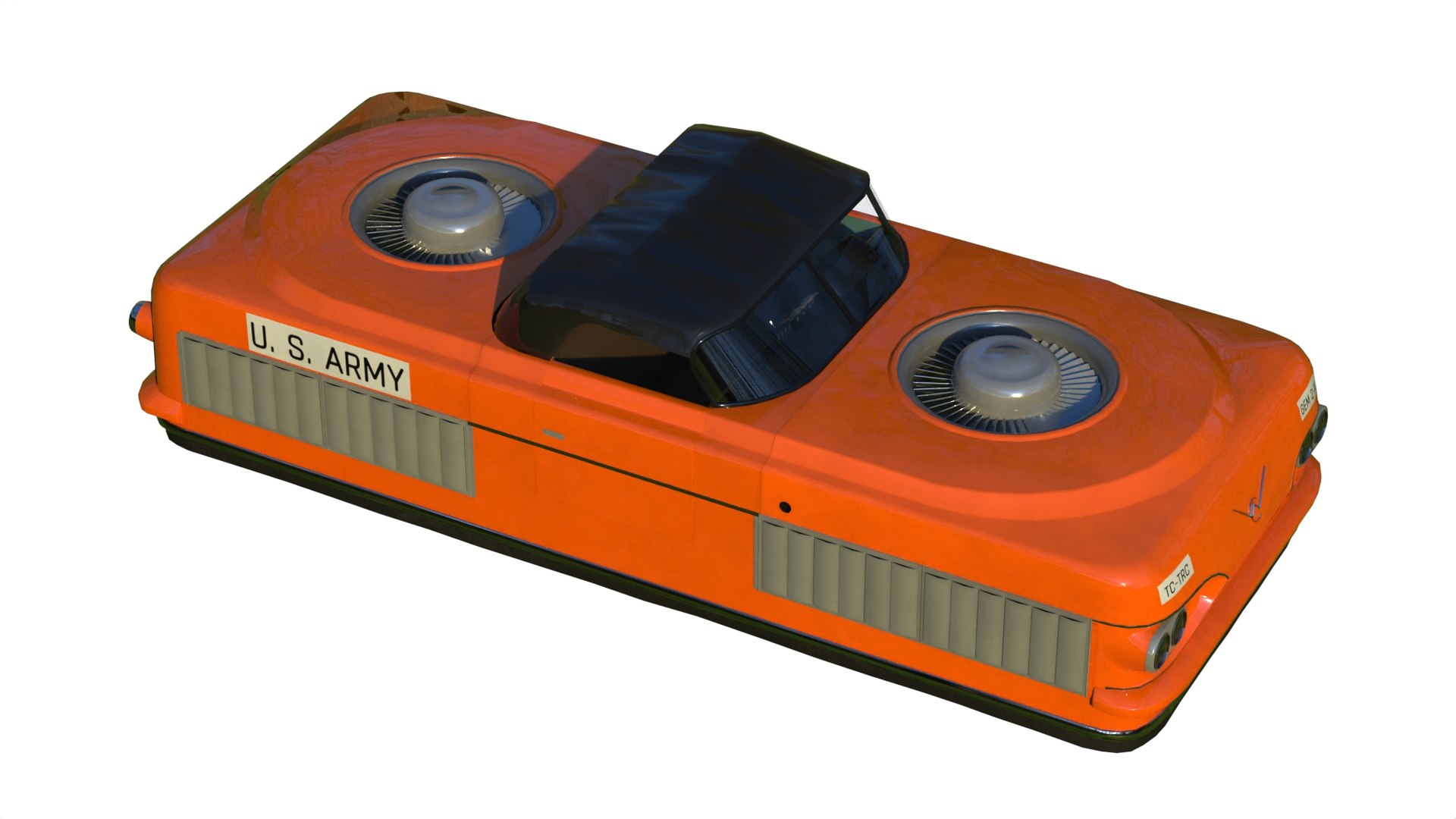 3D Model Air Car Model 2500 Howercraft - TurboSquid 2315998