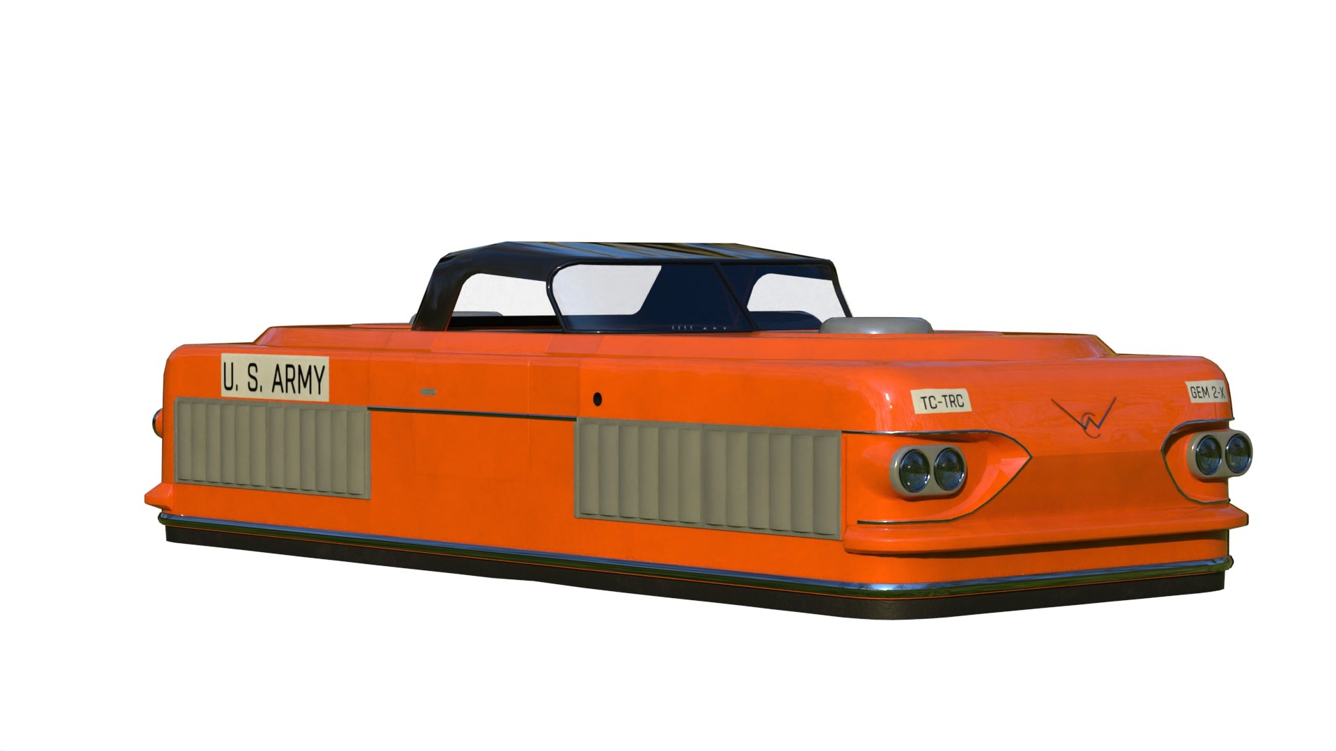 3D Model Air Car Model 2500 Howercraft - TurboSquid 2315998