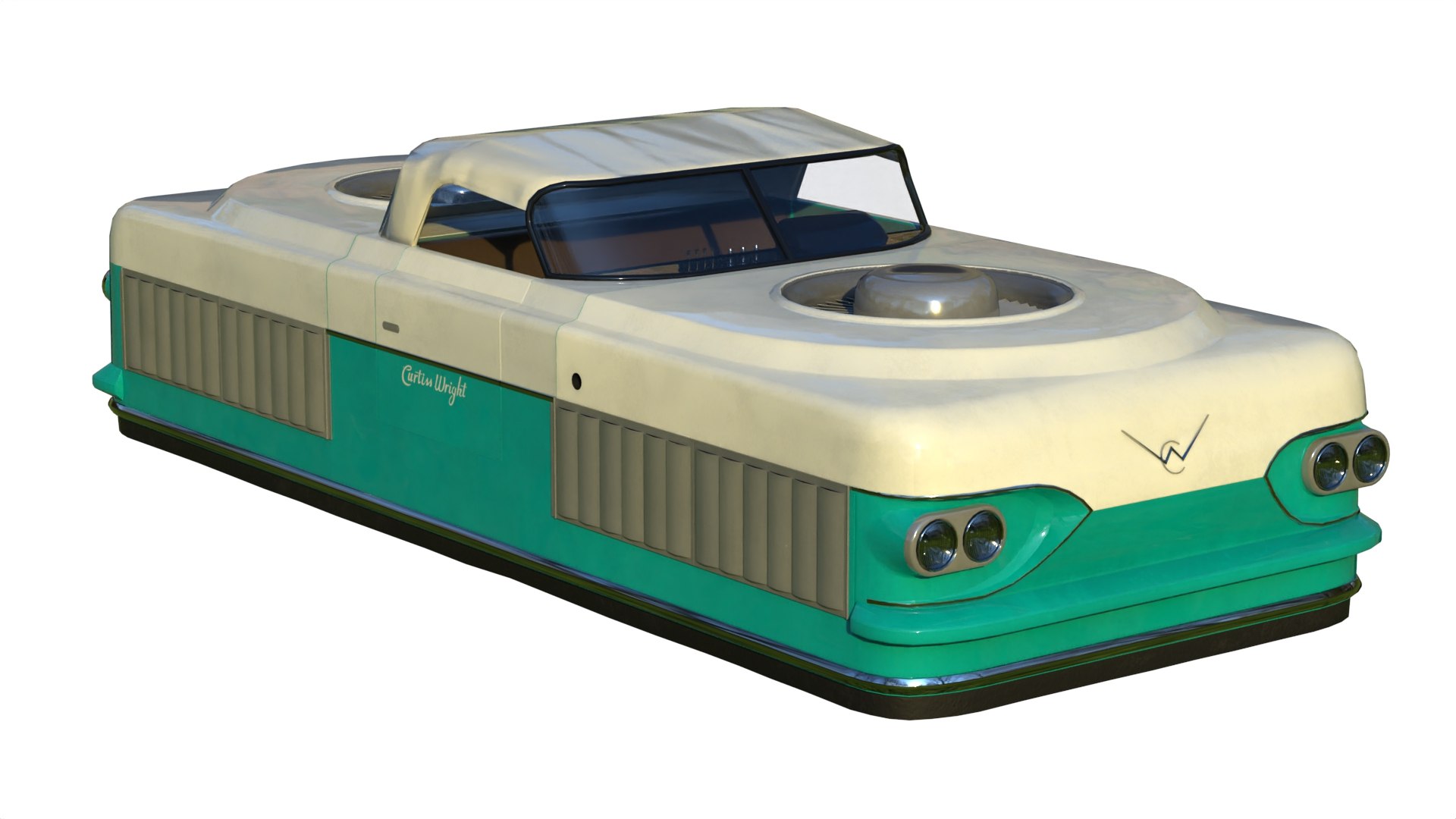 3D Model Air Car Model 2500 Howercraft - TurboSquid 2315998