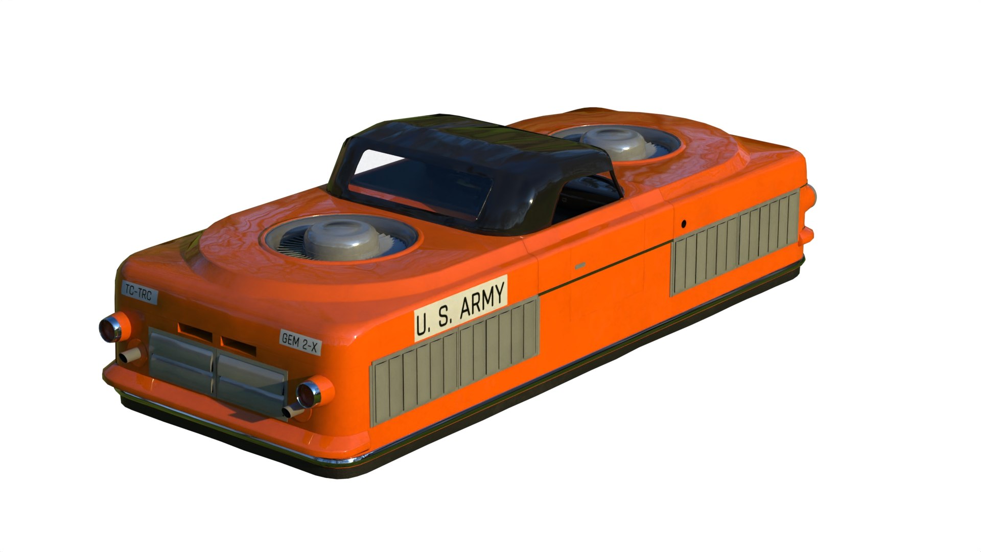 3D Model Air Car Model 2500 Howercraft - TurboSquid 2315998