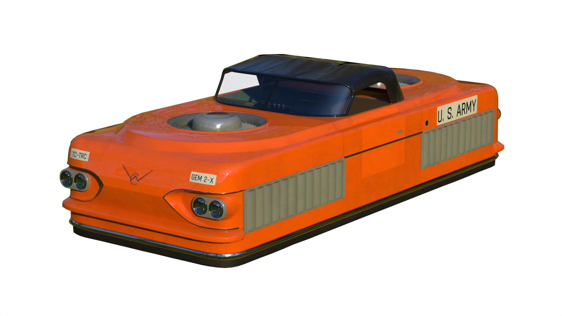 3D Model Air Car Model 2500 Howercraft - TurboSquid 2315998