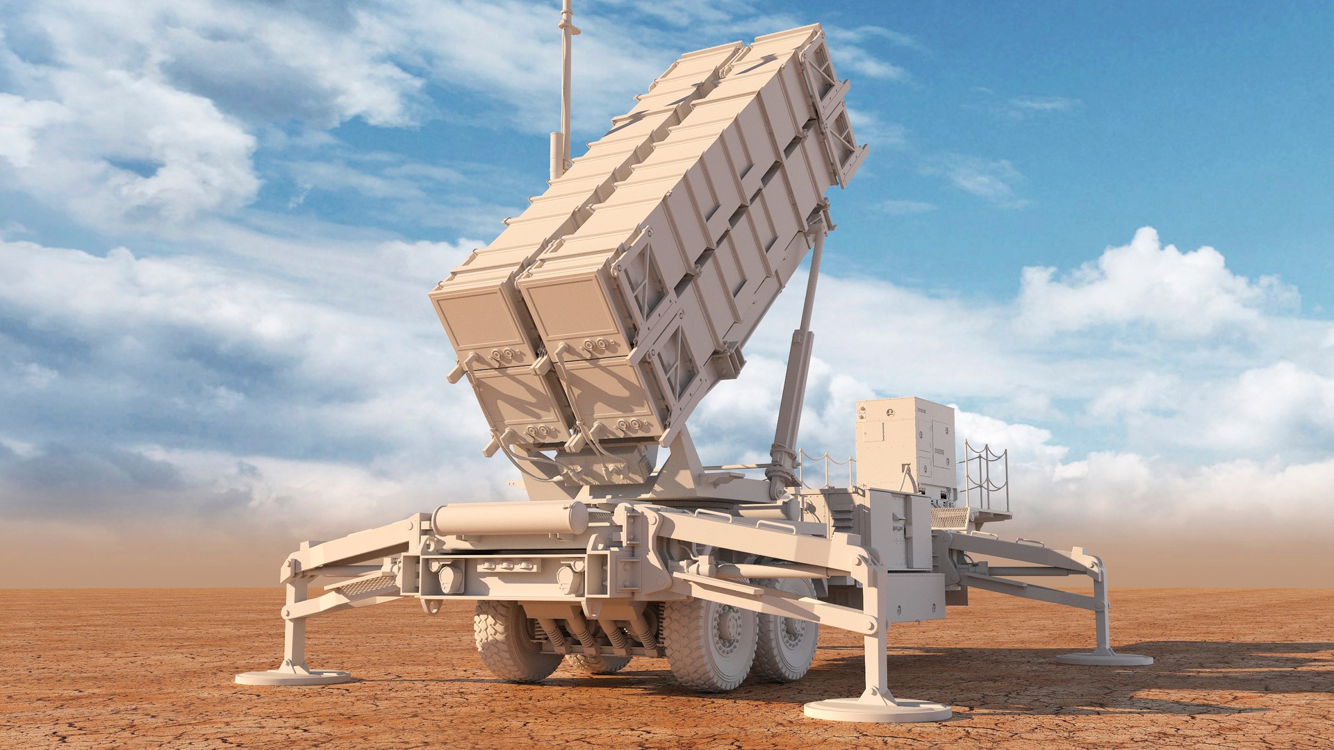 3D MIM-104 Patriot SAM UVW Only Model - TurboSquid 2340635