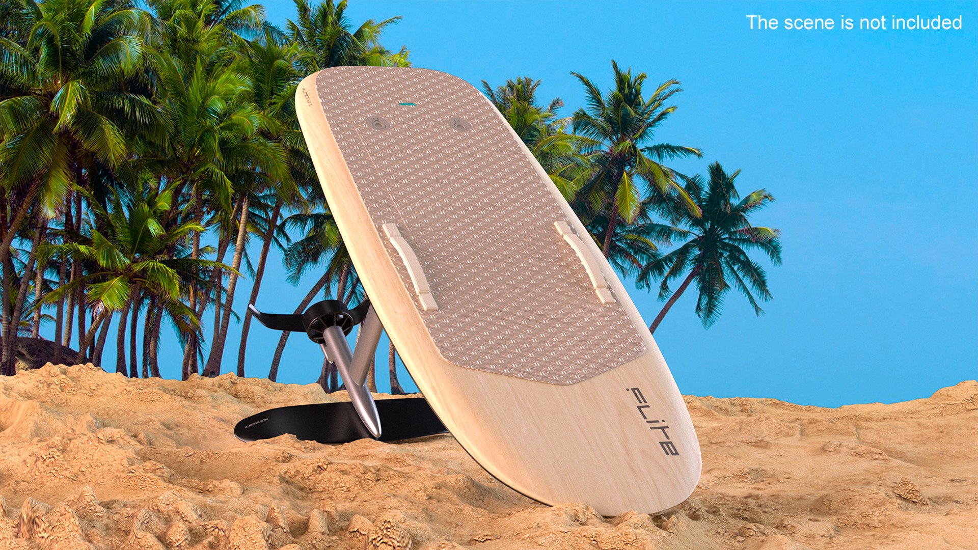 Fliteboard PRO Series 3 Wood Color 3D Model - TurboSquid 2161879