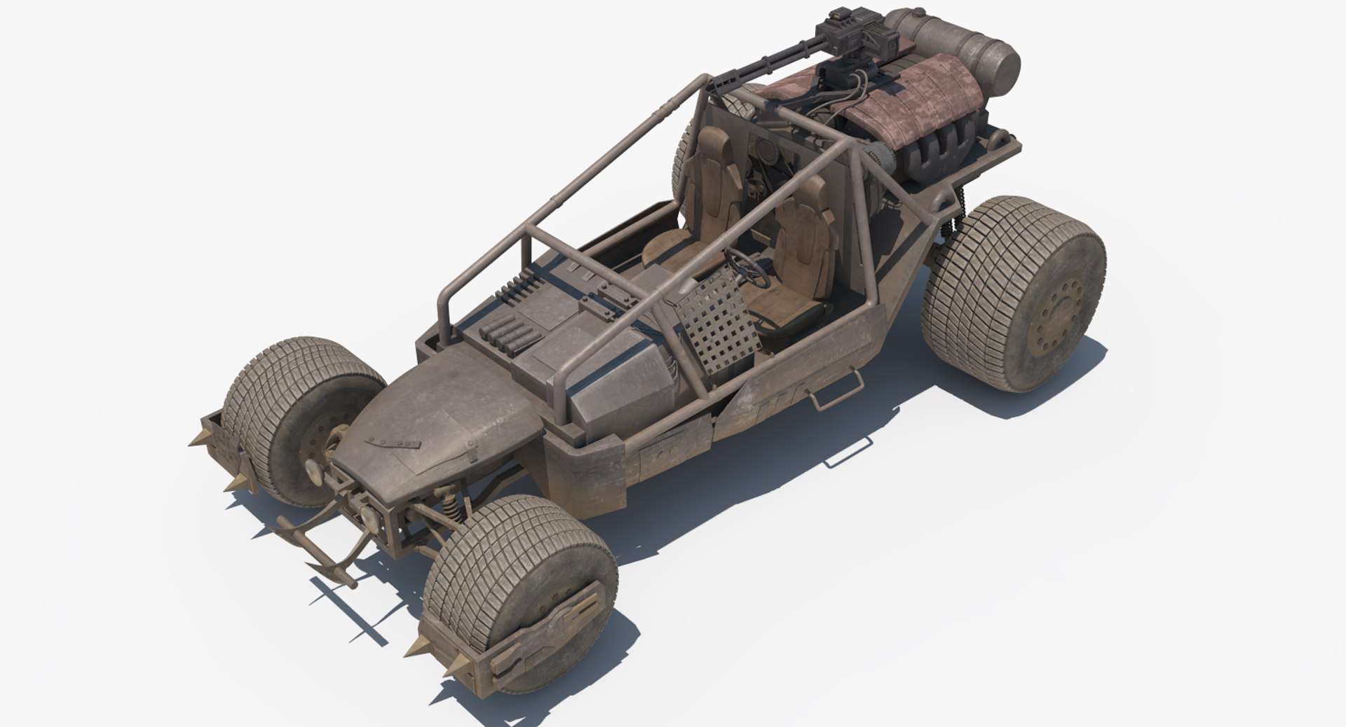 3d Model Death Rally Buggy