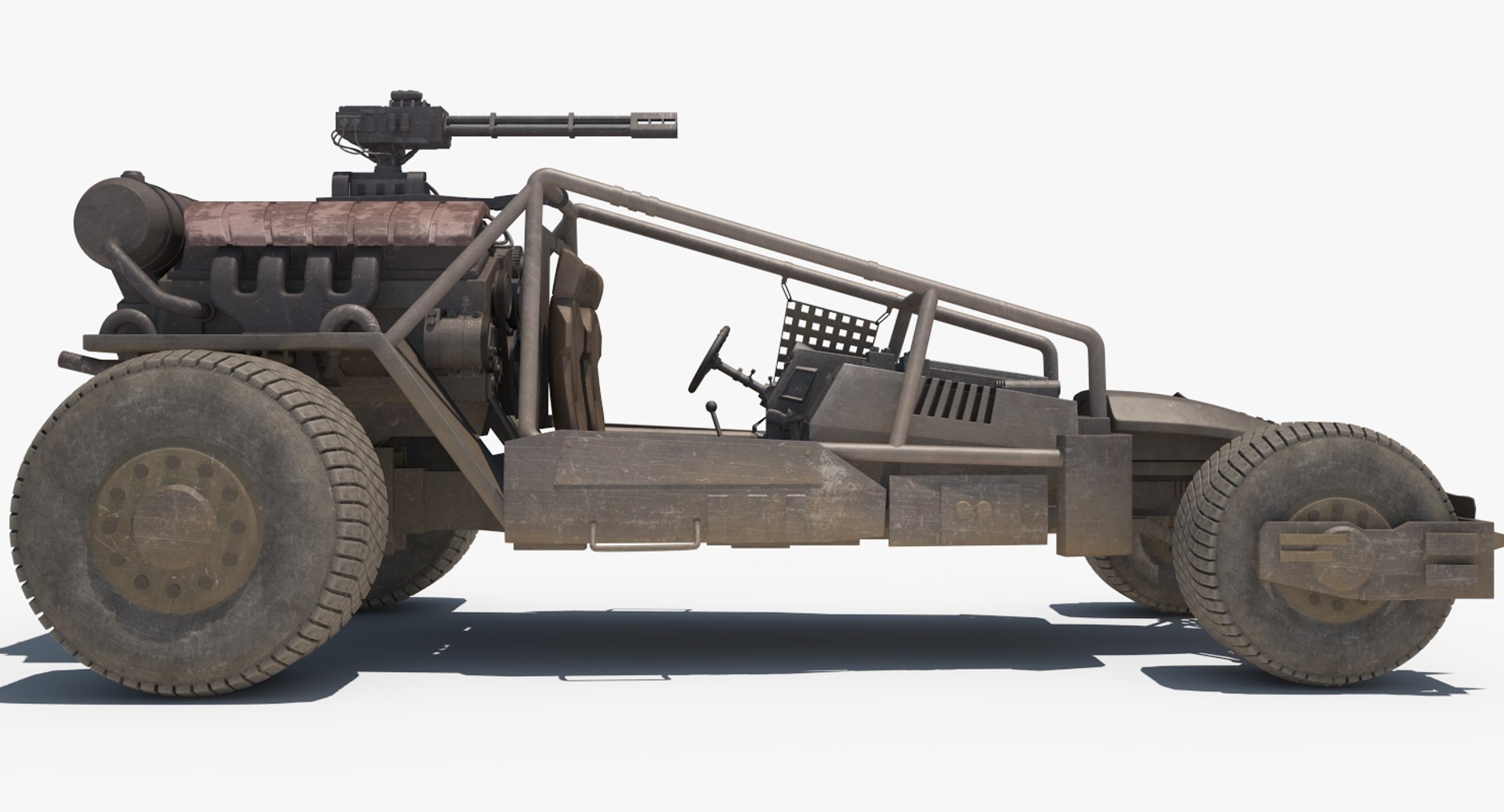 3d Model Death Rally Buggy
