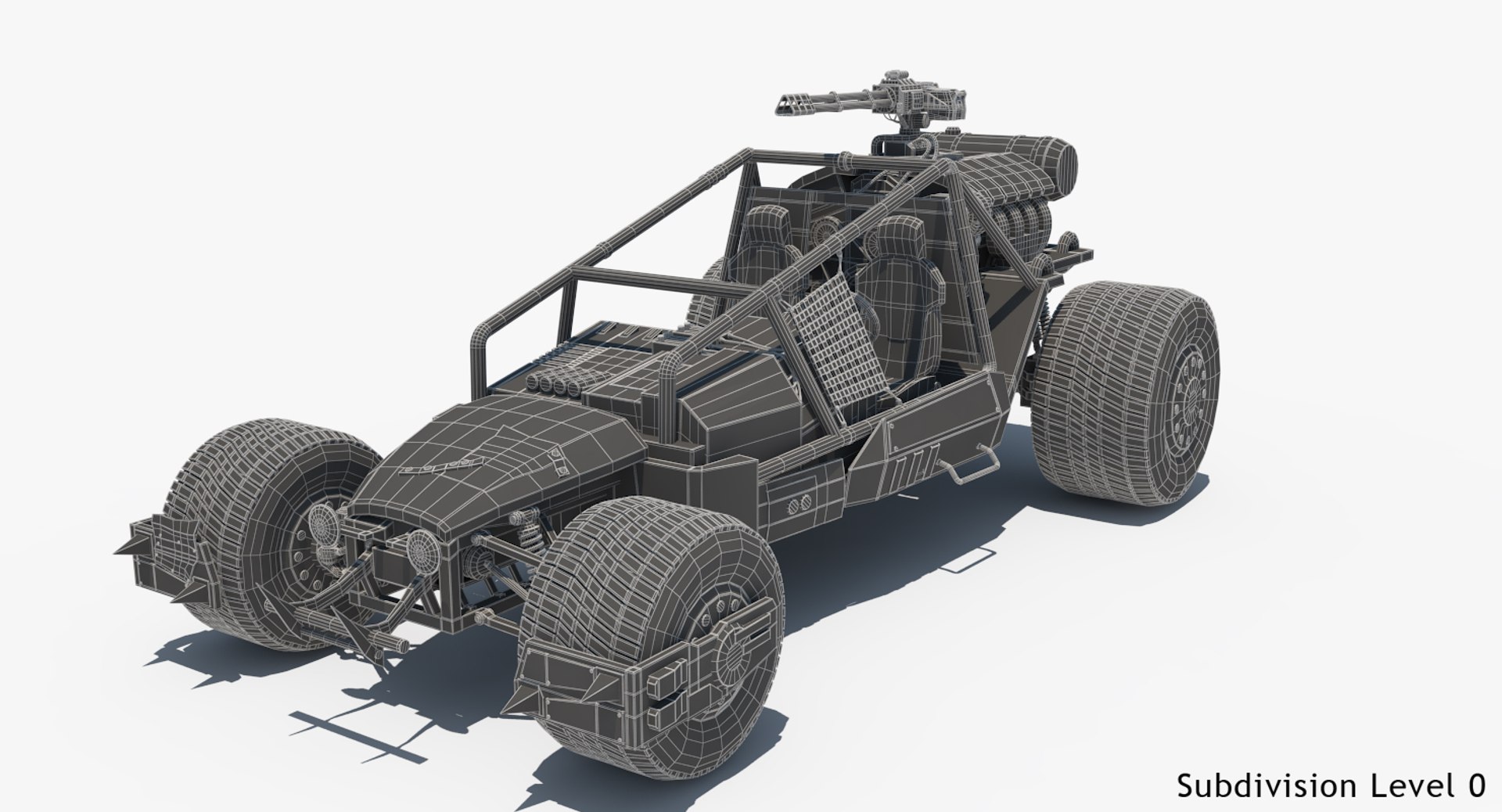 3d Model Death Rally Buggy