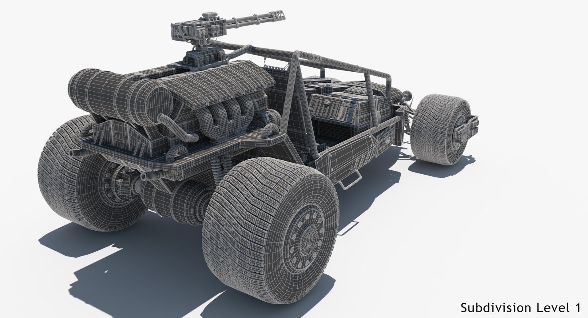 3d Model Death Rally Buggy