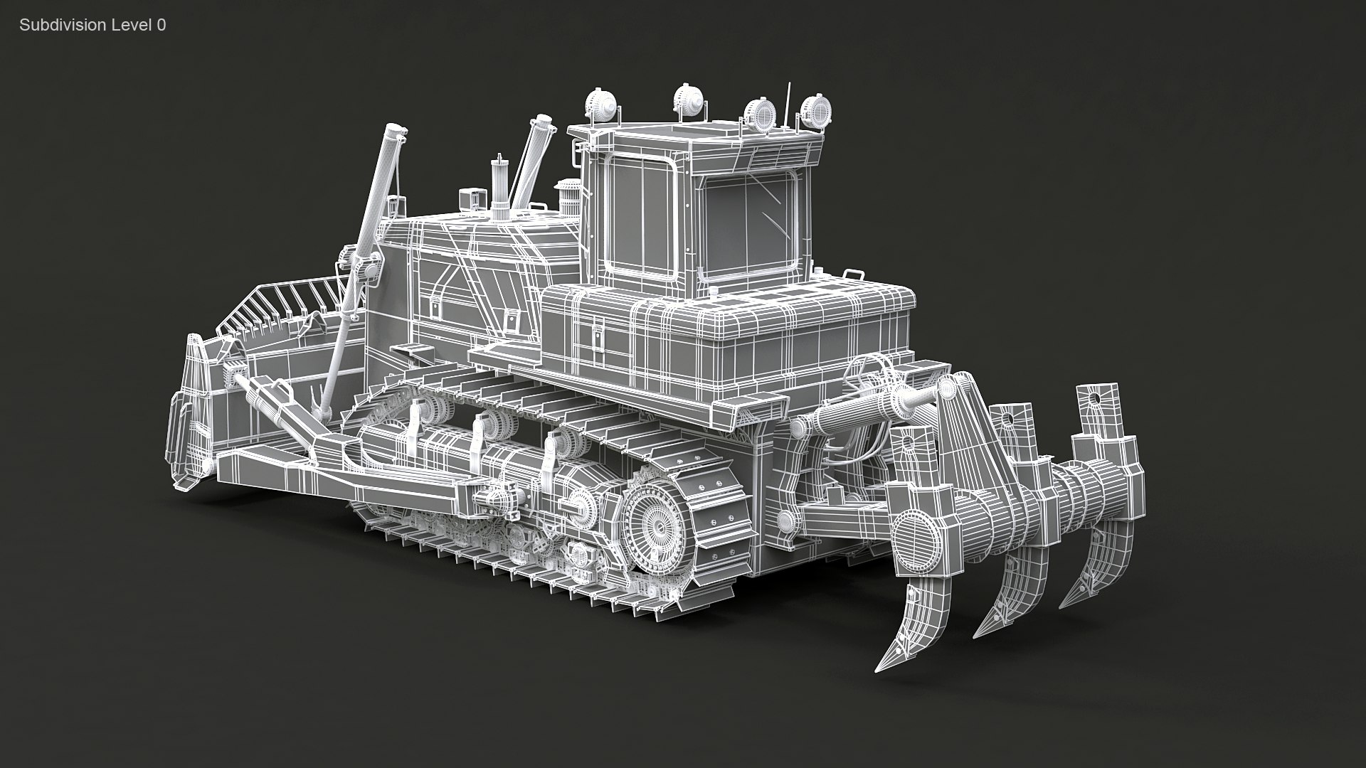 Modern Generic Bulldozer 3D Model - TurboSquid 1948125