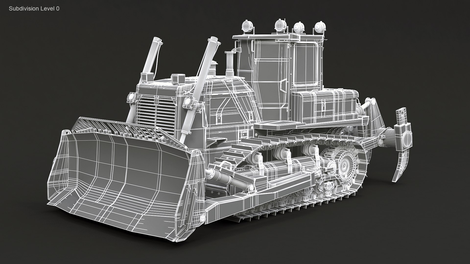 Modern Generic Bulldozer 3D Model - TurboSquid 1948125