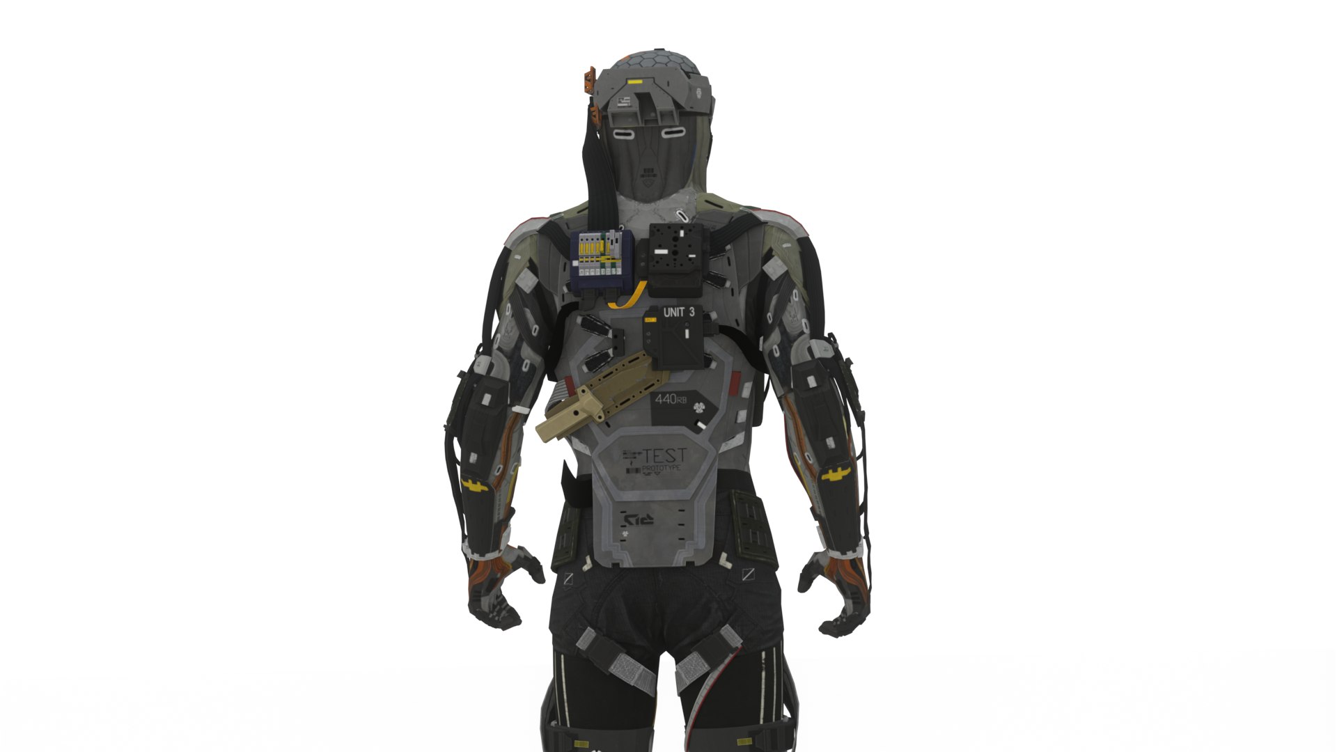 3D Heavy Combat Mech 3D Model Rigged For Game Engines Animation Model - TurboSquid 2418714