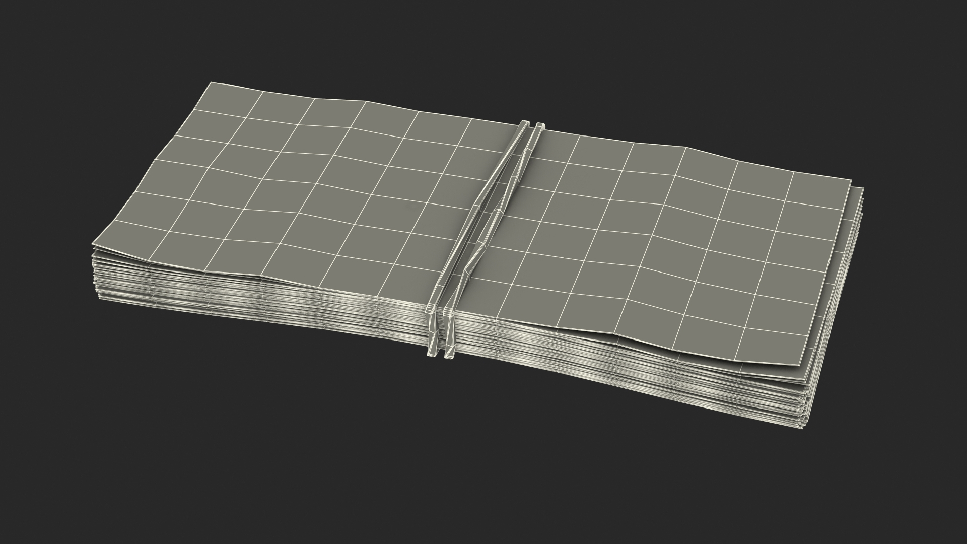 Rubber Band Stack of North Korea 50 Won 3D model - TurboSquid 1725811