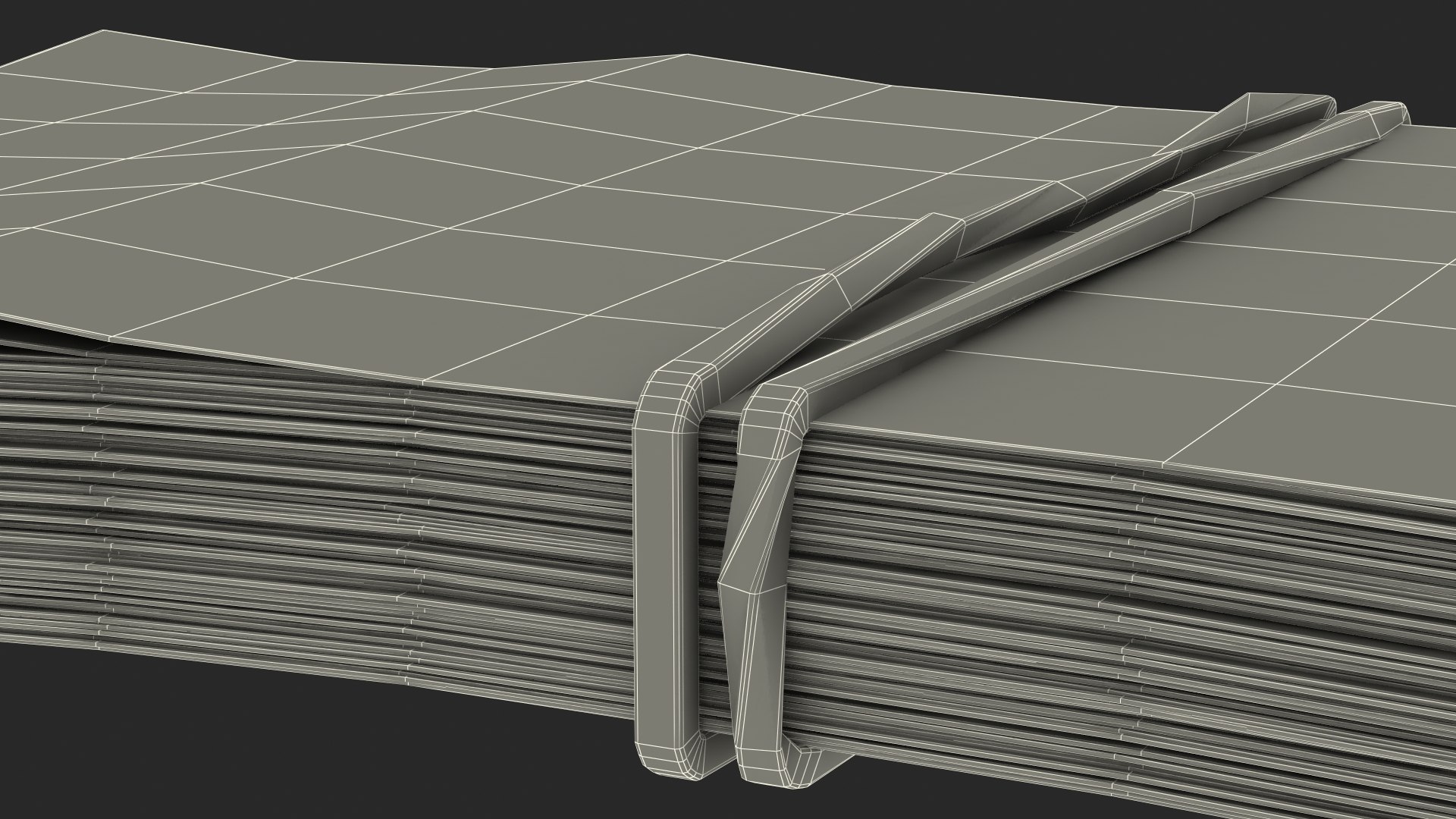 Rubber Band Stack of North Korea 50 Won 3D model - TurboSquid 1725811