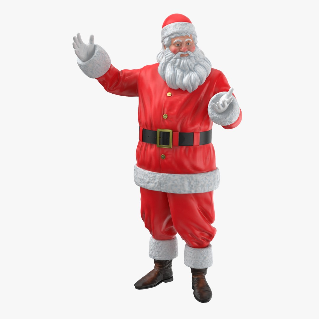 3D santa poses - TurboSquid 1242506