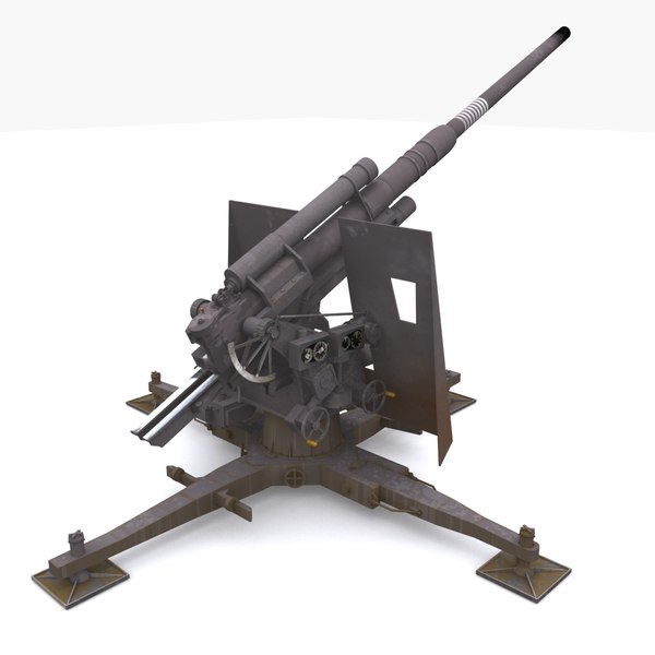 Flak 38 guns german 3D model - TurboSquid 1477824
