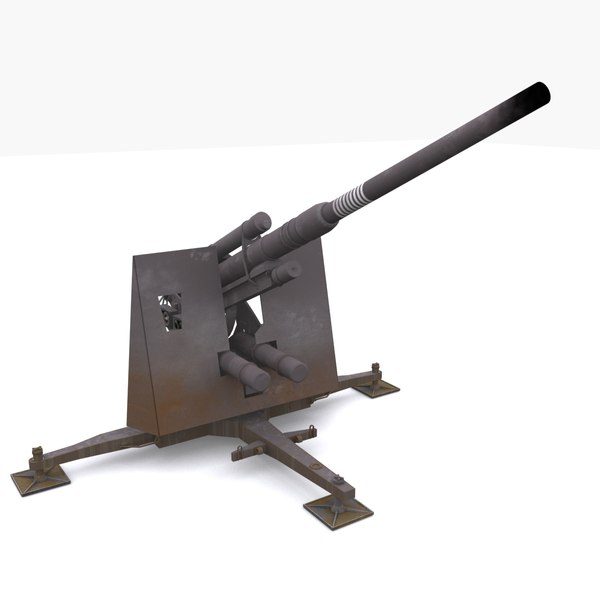 modelo 3d 88 Flak Gun - TurboSquid 790650