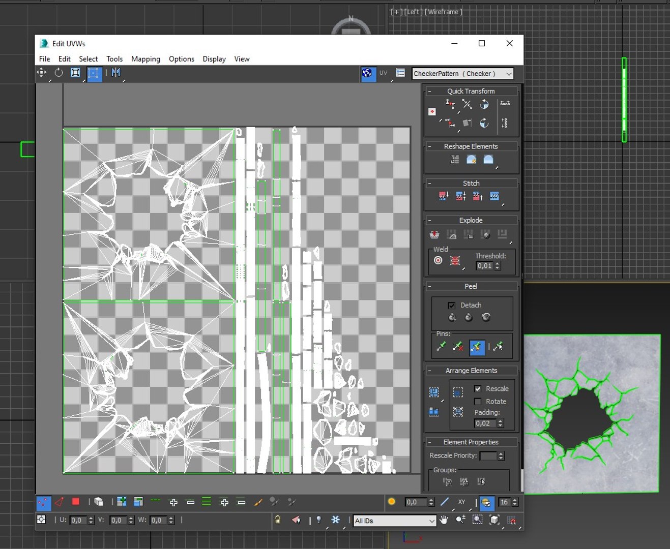 3D Cracked Wall - TurboSquid 2150271