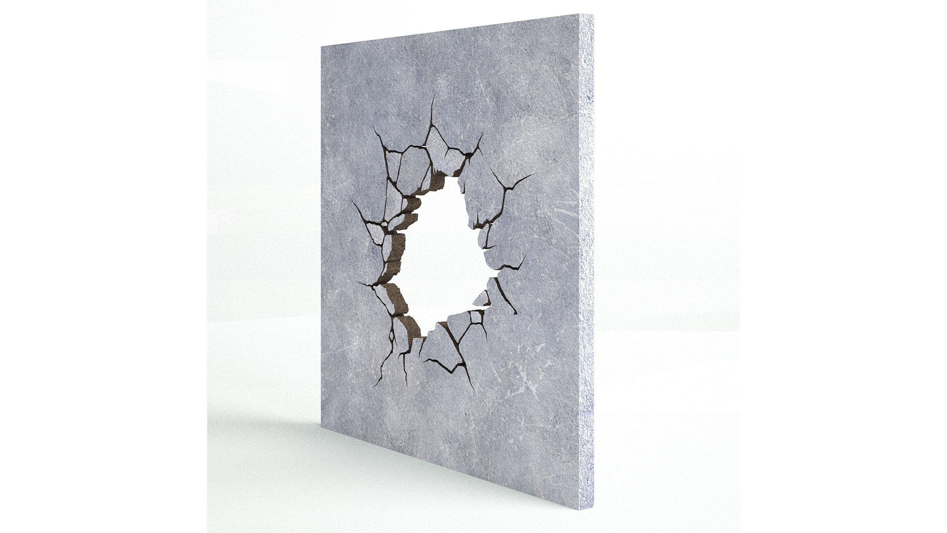 3D Cracked Wall - TurboSquid 2150271
