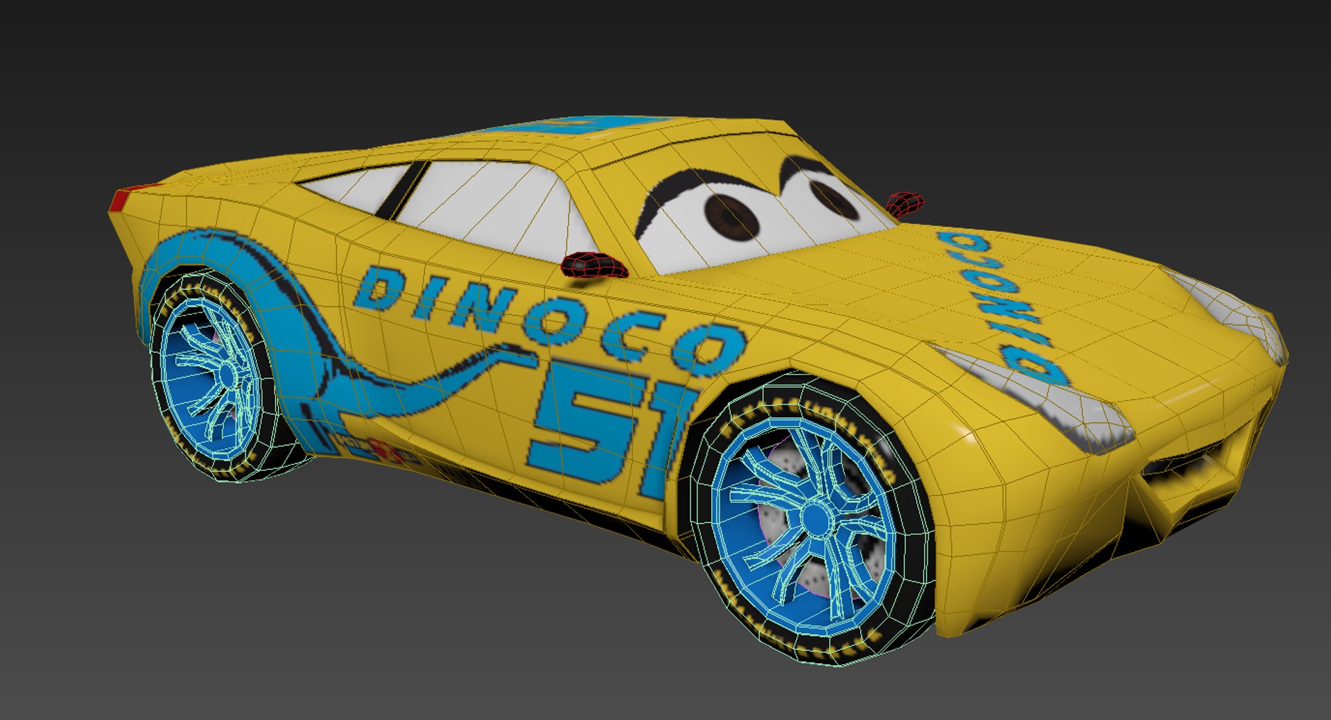 Cruz Ramirez Cars 3 3D - TurboSquid 1190759