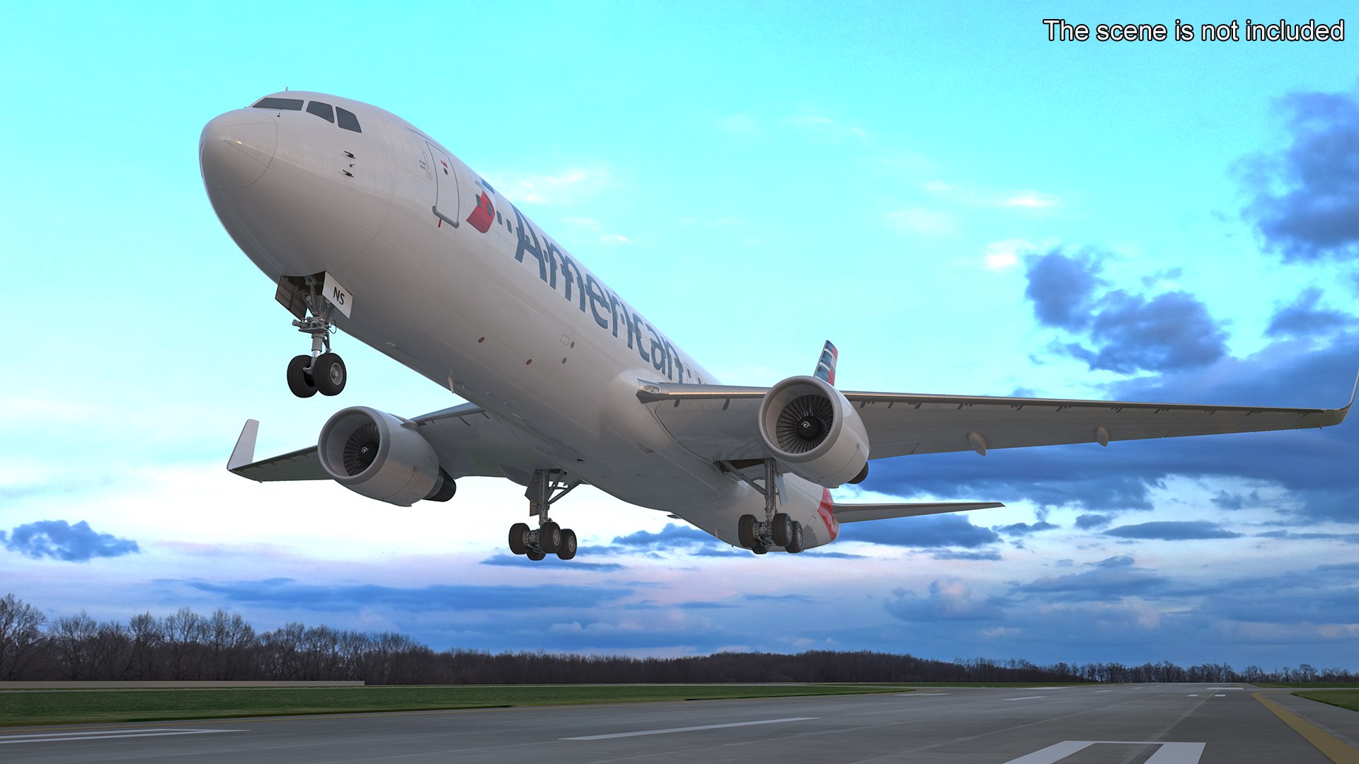 American Airlines Boeing 767-300 Rigged 3D Model - TurboSquid 2369699
