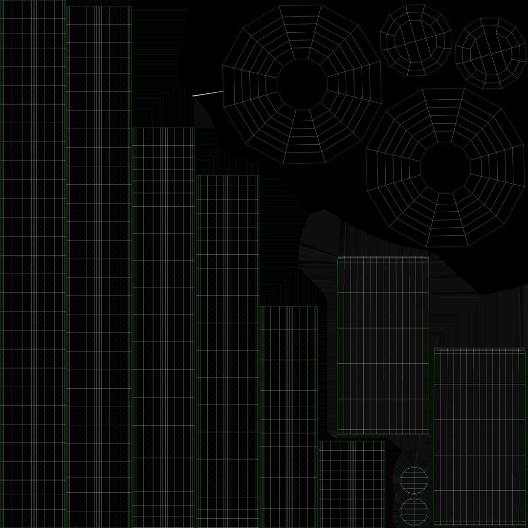 Collection Shoelace 2v PBR 3D model - TurboSquid 2113924