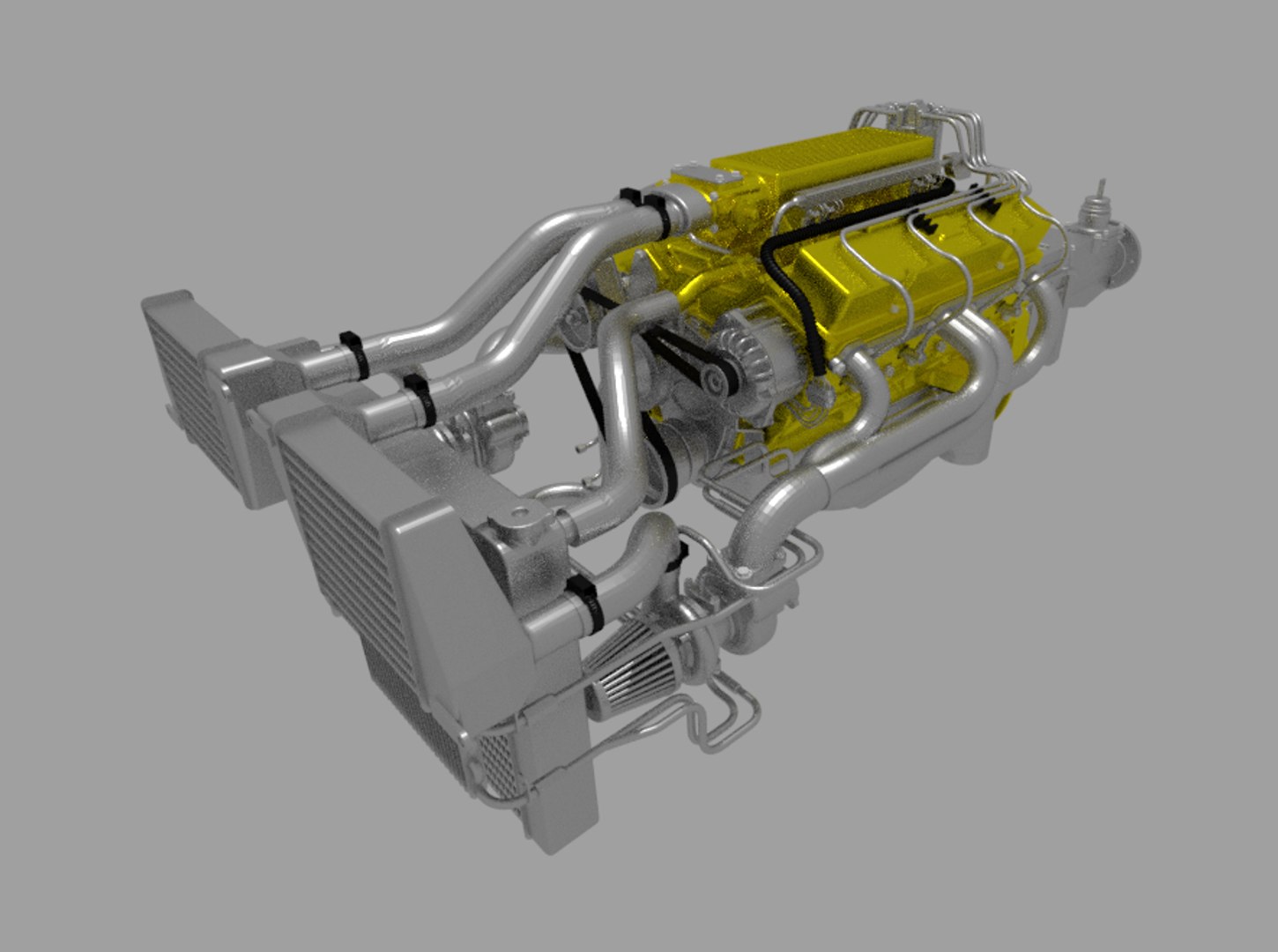 3D Model V8 Engine - TurboSquid 1692421