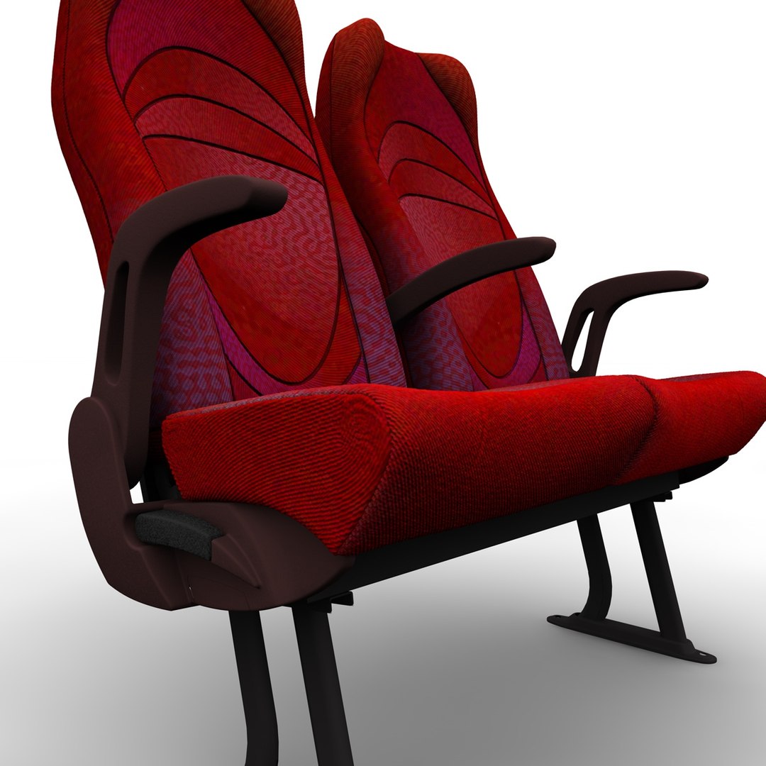 Bus Seat 3d Model