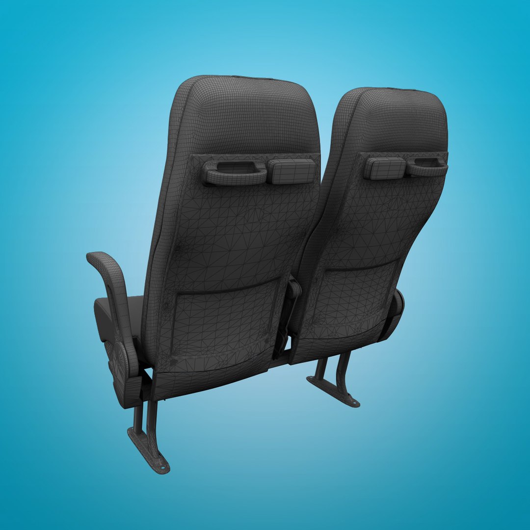 Bus Seat 3d Model