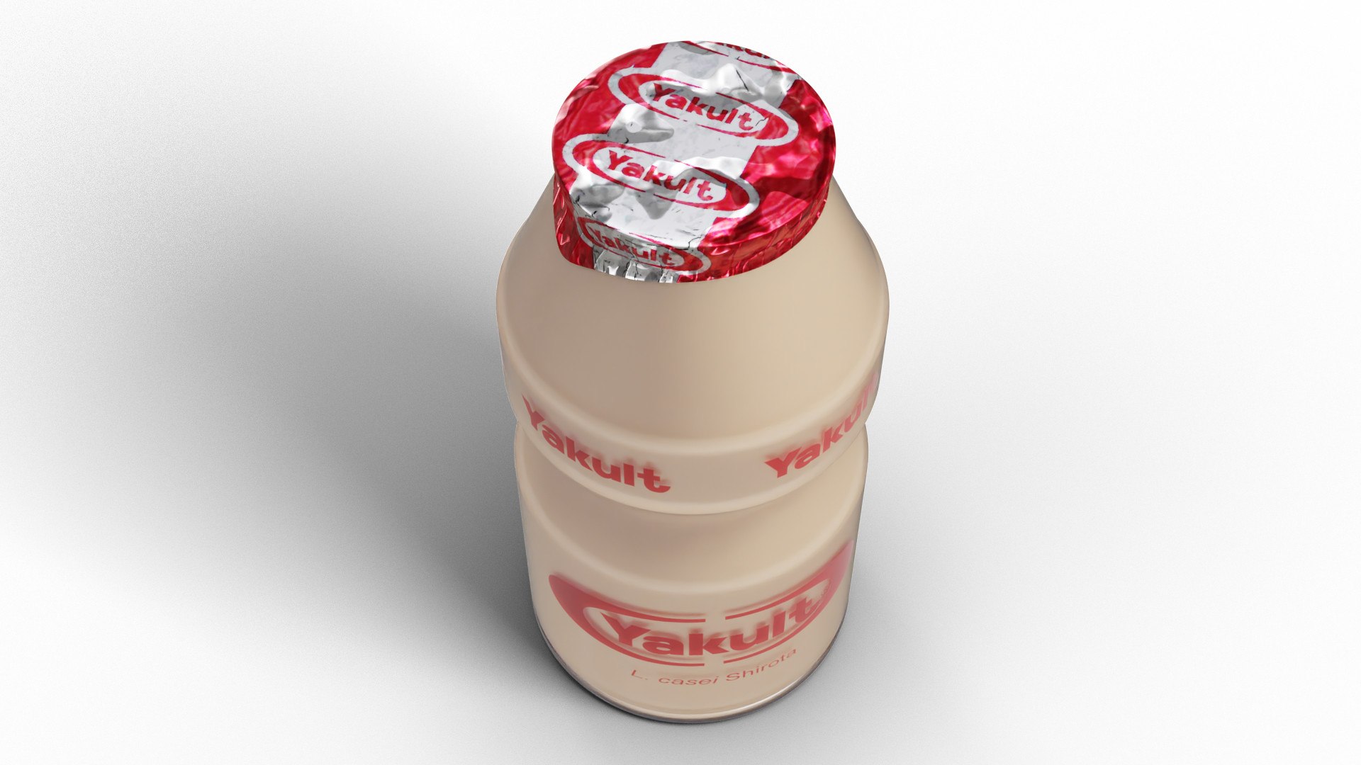 Yakult Milk Beverage 3D Model - TurboSquid 1645750