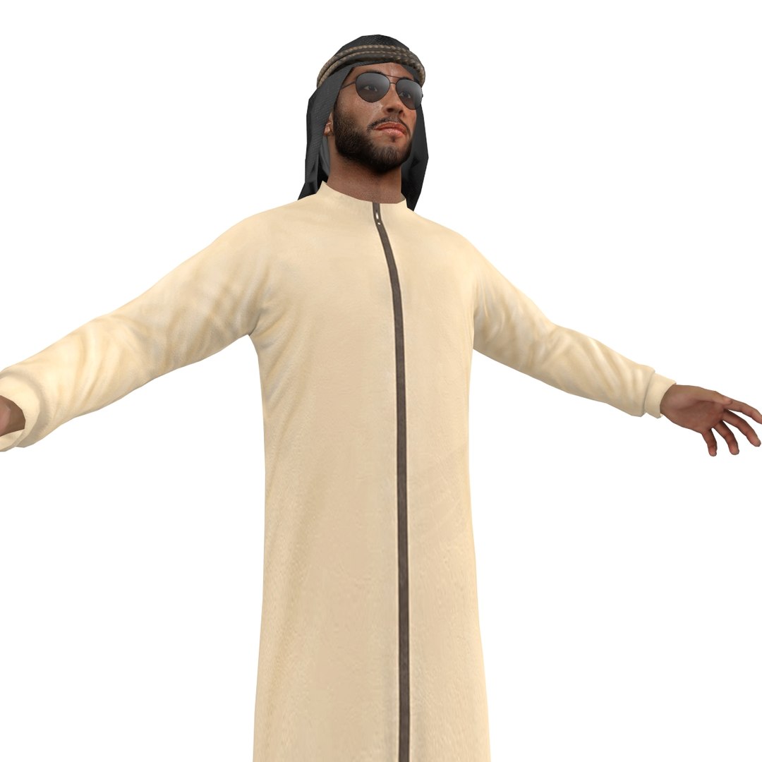 3d Arab Man