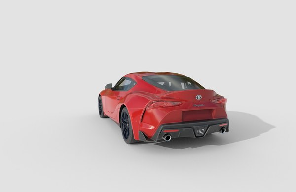 3D Low Poly Car - Toyota Supra 2020 model - TurboSquid 1783872