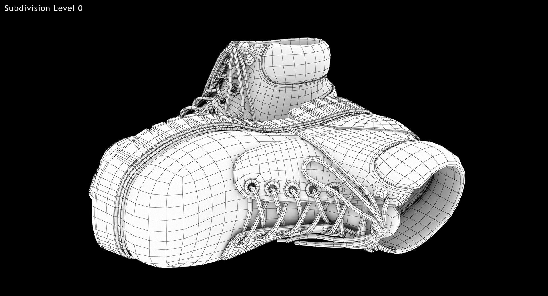 Shoe Boot 3d Model