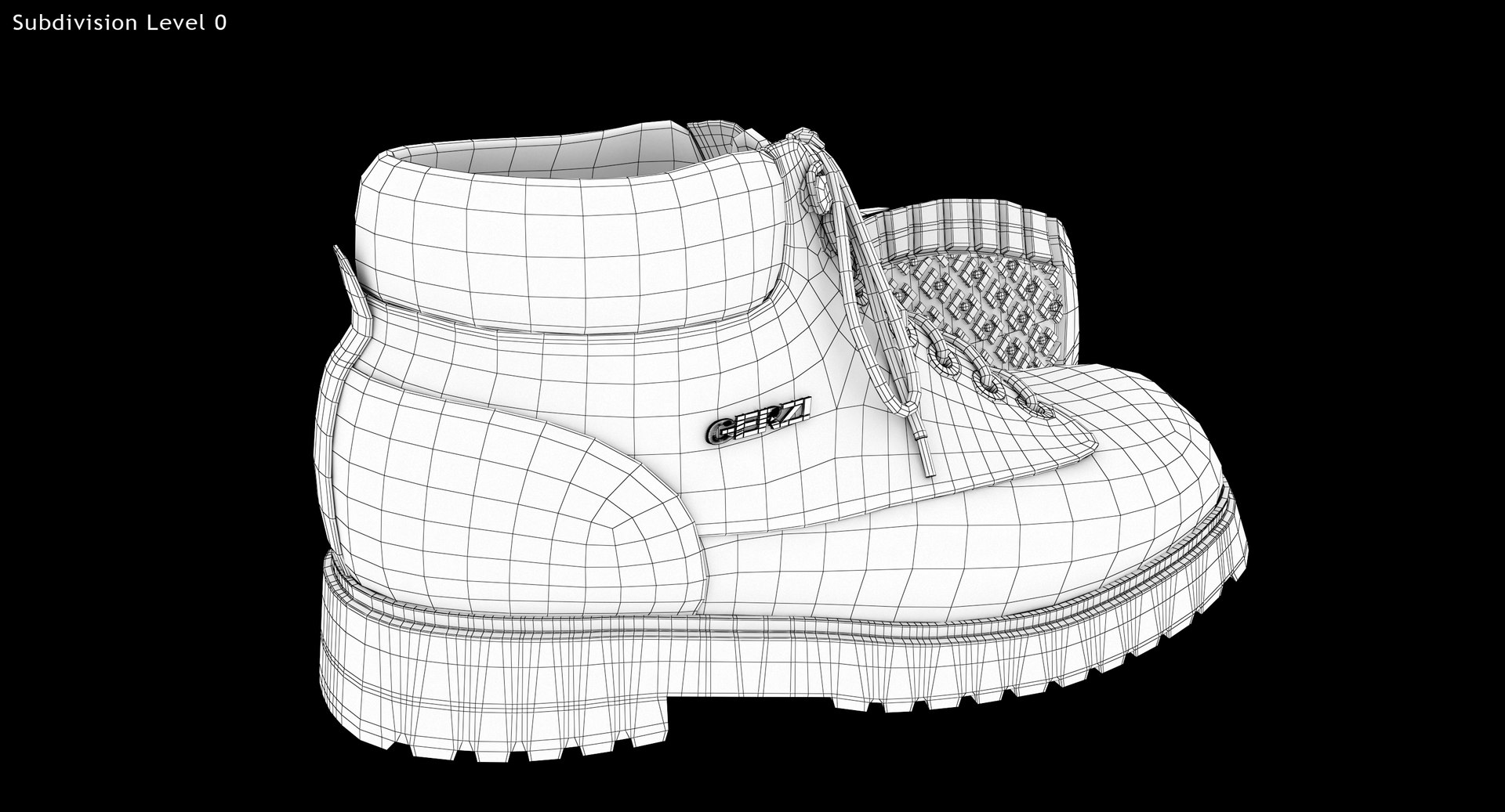 Shoe Boot 3d Model