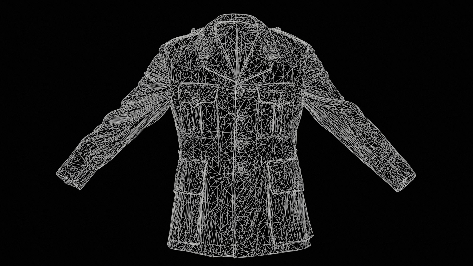 Army Jacket Remastered 3D - TurboSquid 2360186