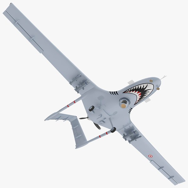 Bayraktar TB2 Unmanned Combat Aerial Vehicle Rigged 3D model ...