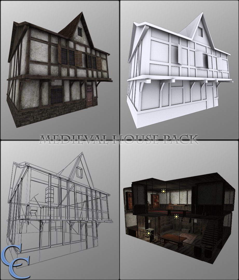 pack house 3d model
