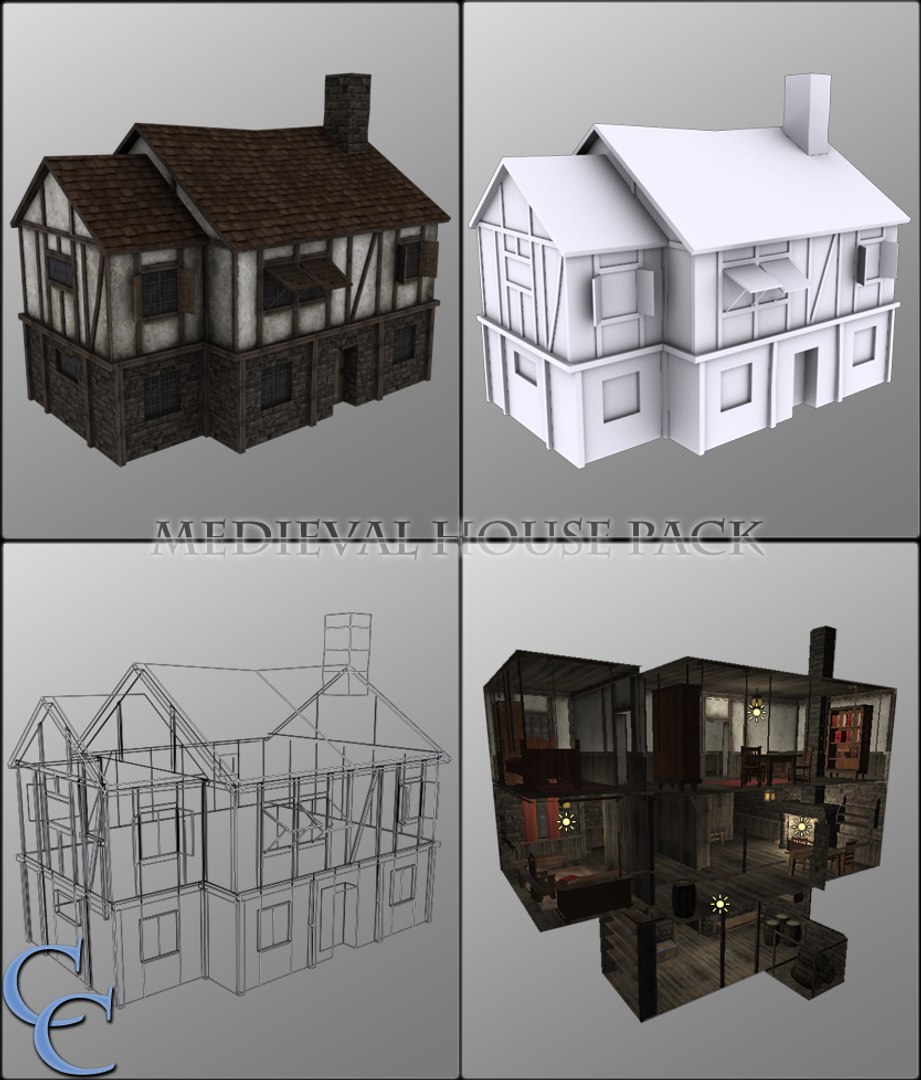 pack house 3d model