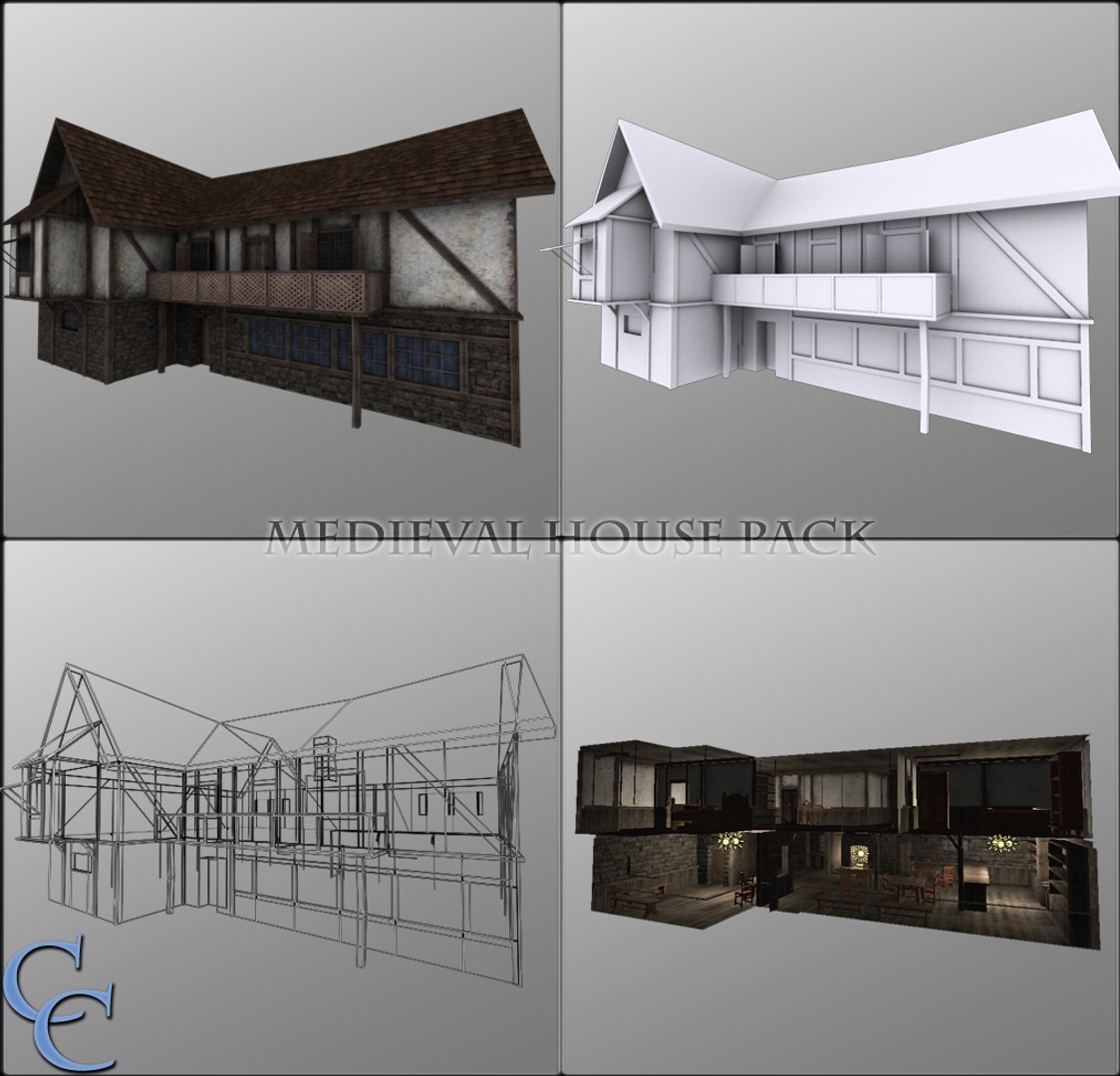 pack house 3d model