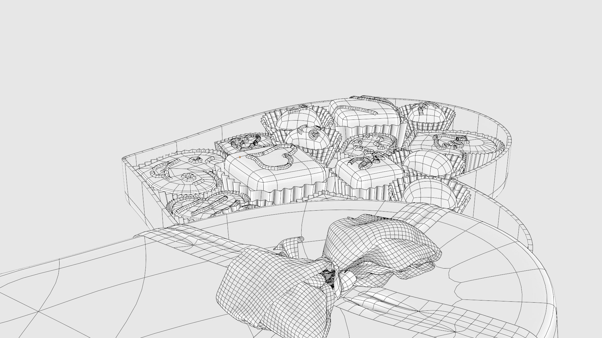 3D candy chocolate box - TurboSquid 1688900