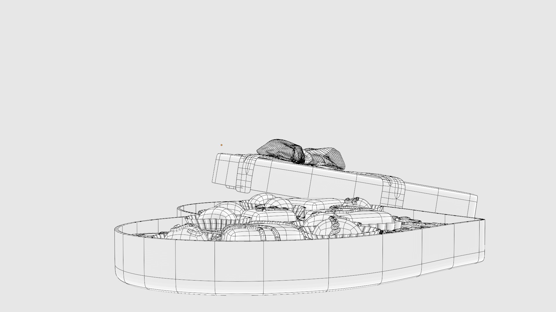 3D candy chocolate box - TurboSquid 1688900