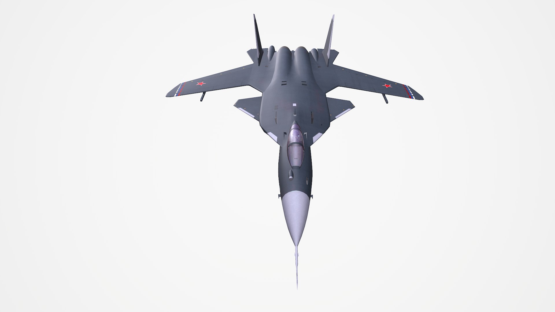 Su-47 Fighter Jet 3D Model - TurboSquid 1664769