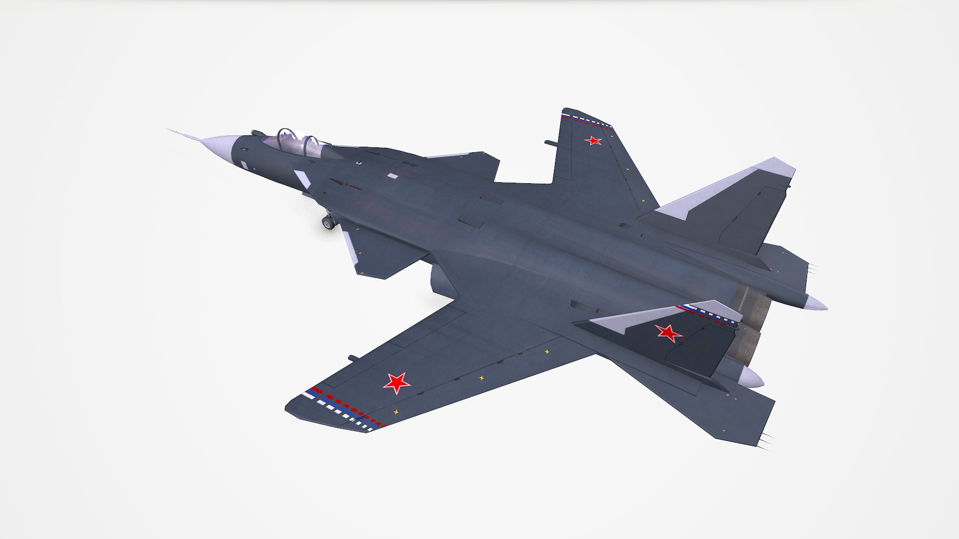 Su-47 Fighter Jet 3D Model - TurboSquid 1664769