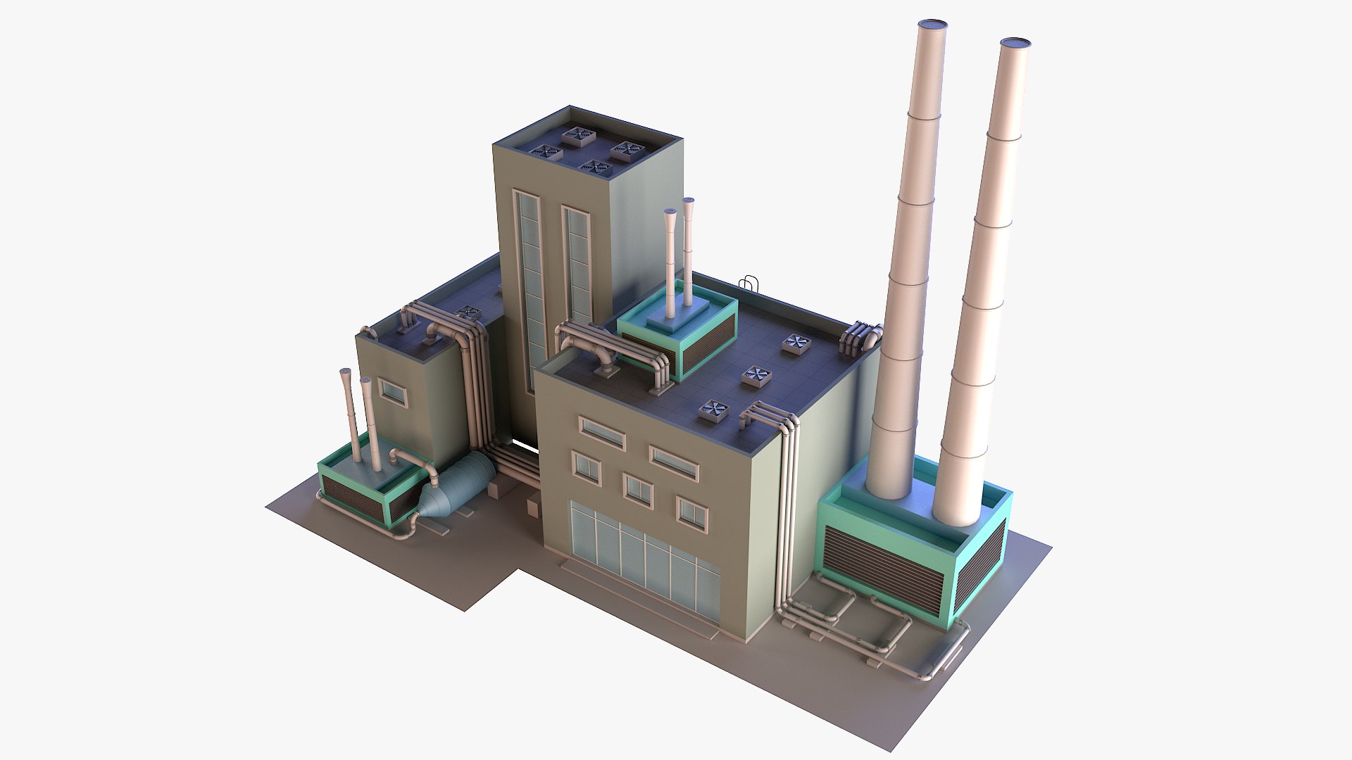 3D model industrial building 11 - TurboSquid 1522820