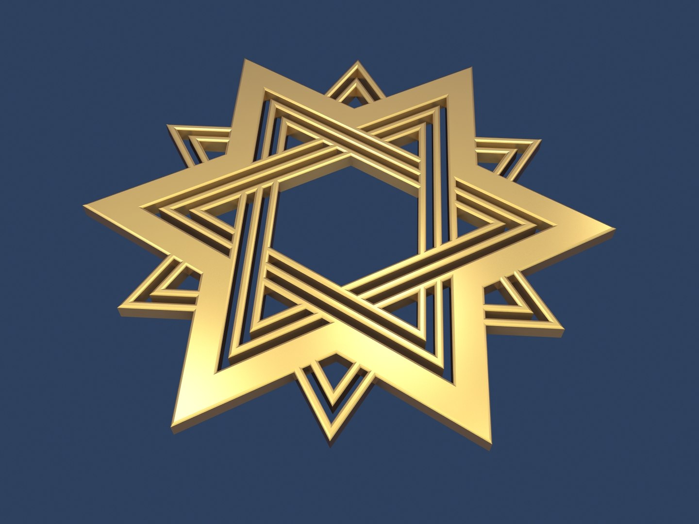 3D star david - TurboSquid 1429788