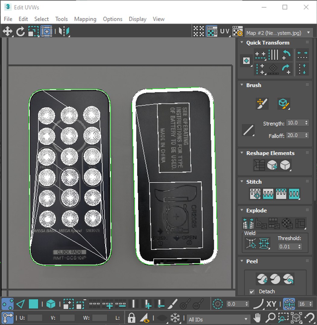 Music Amplifier Remote Control 3D Model - TurboSquid 1892243