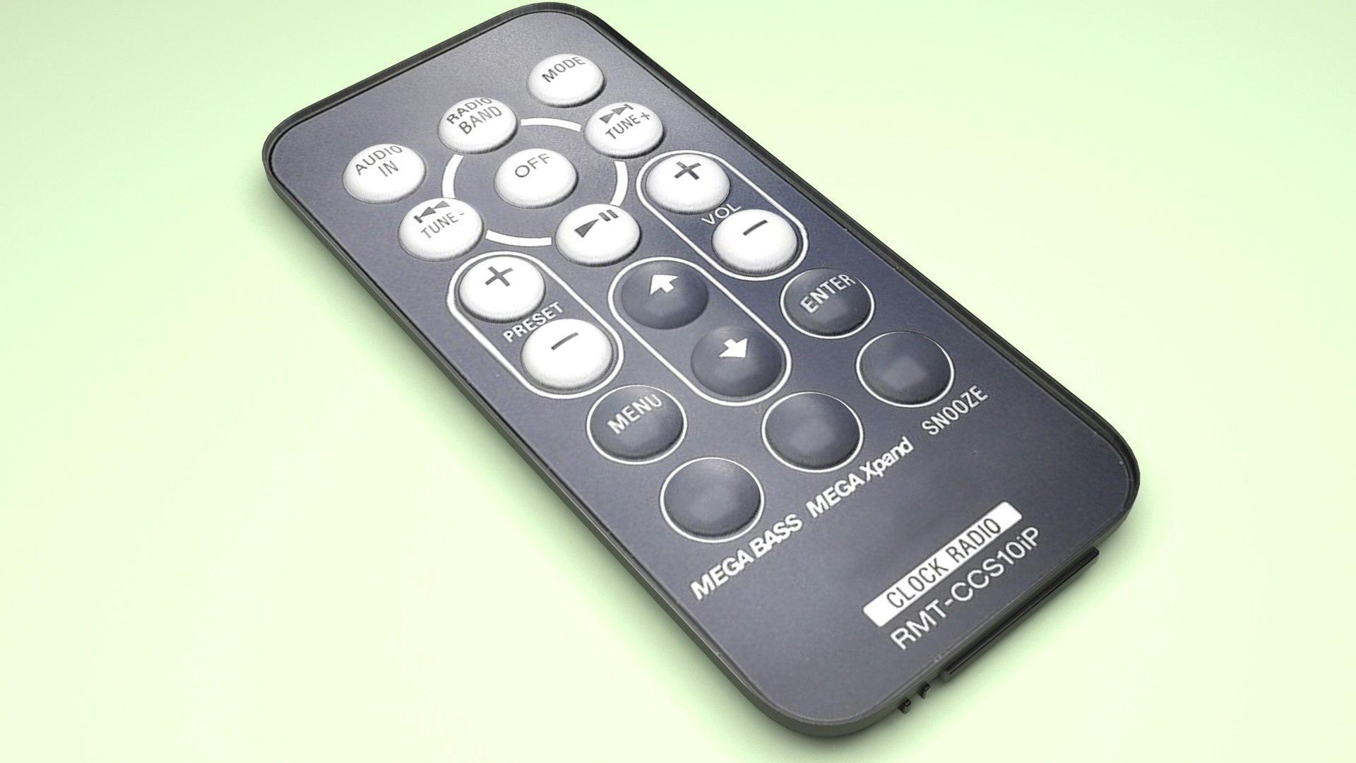 Music Amplifier Remote Control 3D Model - TurboSquid 1892243