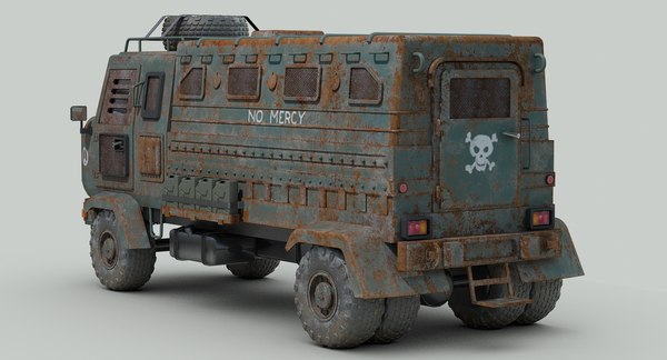 3D post apocalyptic heavy truck - TurboSquid 1166219